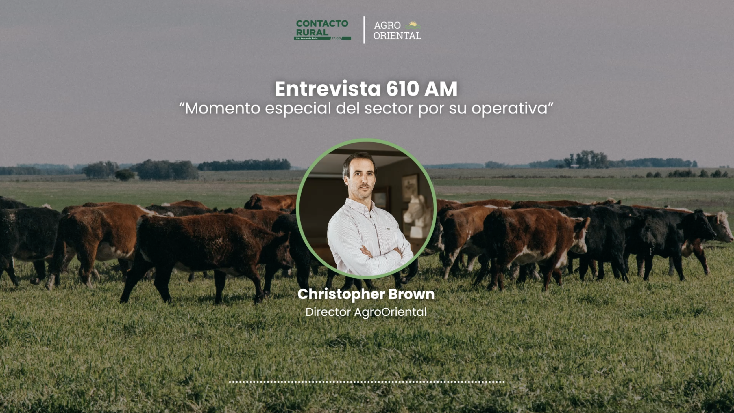 Entrevista a Christopher Brown – Agrooriental